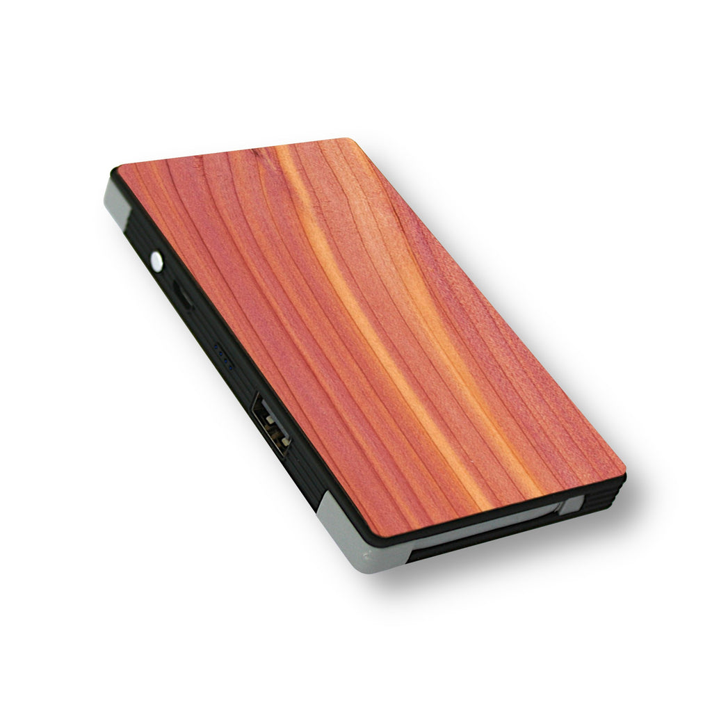 Real Wood Slim-Dual 4000 mAh Power Bank