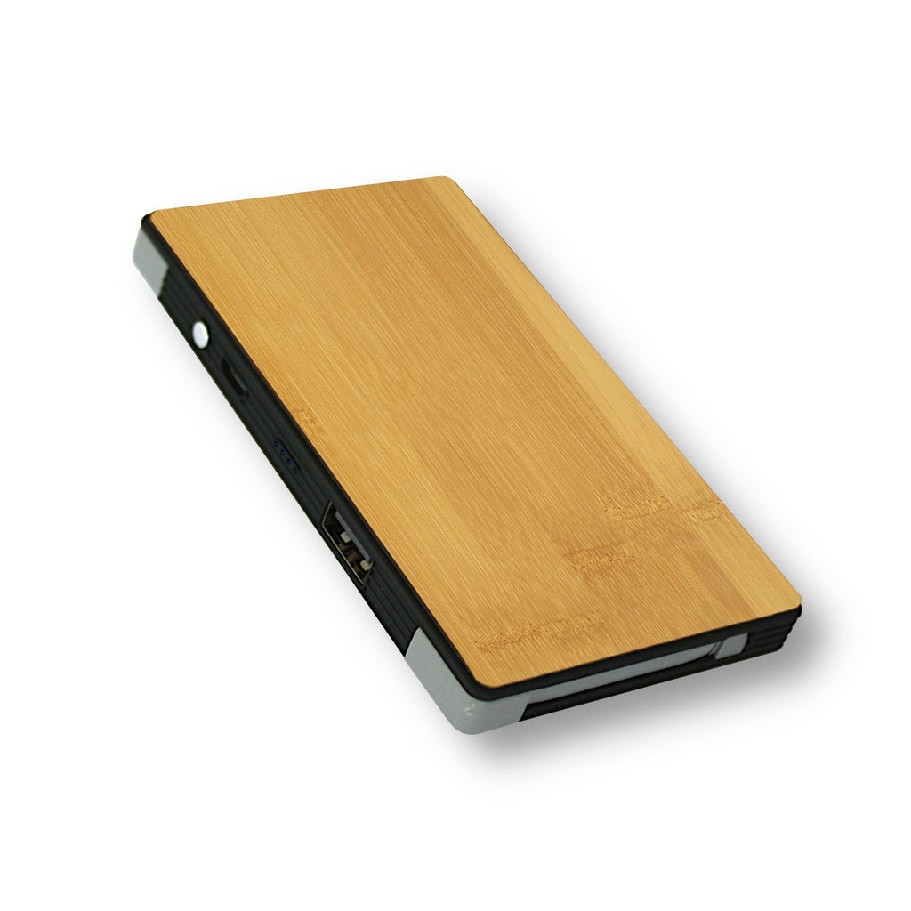 Real Wood Slim-Dual 4000 mAh Power Bank