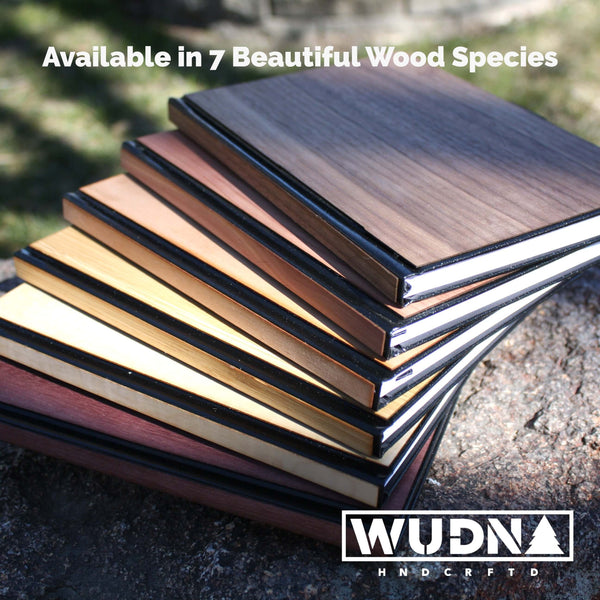 Customizable 5" x 7" Wood Journal / Planner / Notebook
