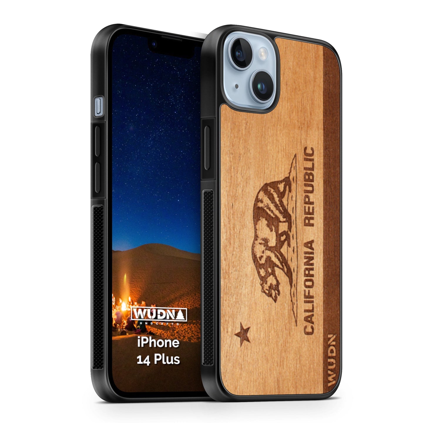Slim Wooden Phone Case | California Republic Traveler