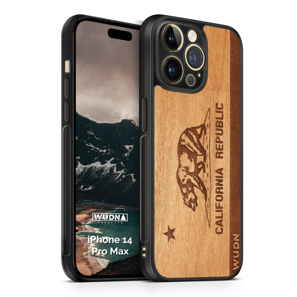 Slim Wooden Phone Case | California Republic Traveler