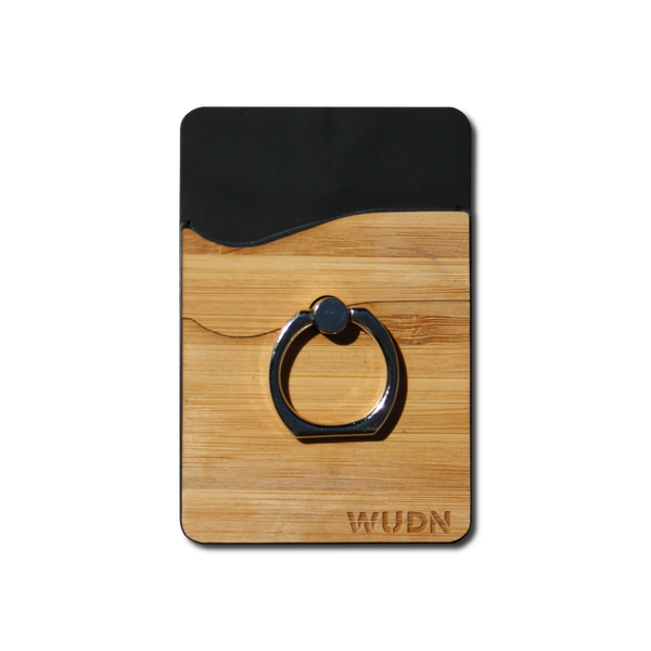 Wooden Wallet Ring Phone Holder / Stand - The Wallet RNGR