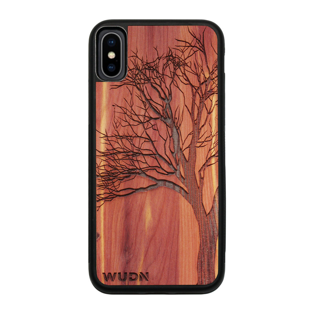 Slim Wooden iPhone Case | Winter Tree in Aromatic Cedar