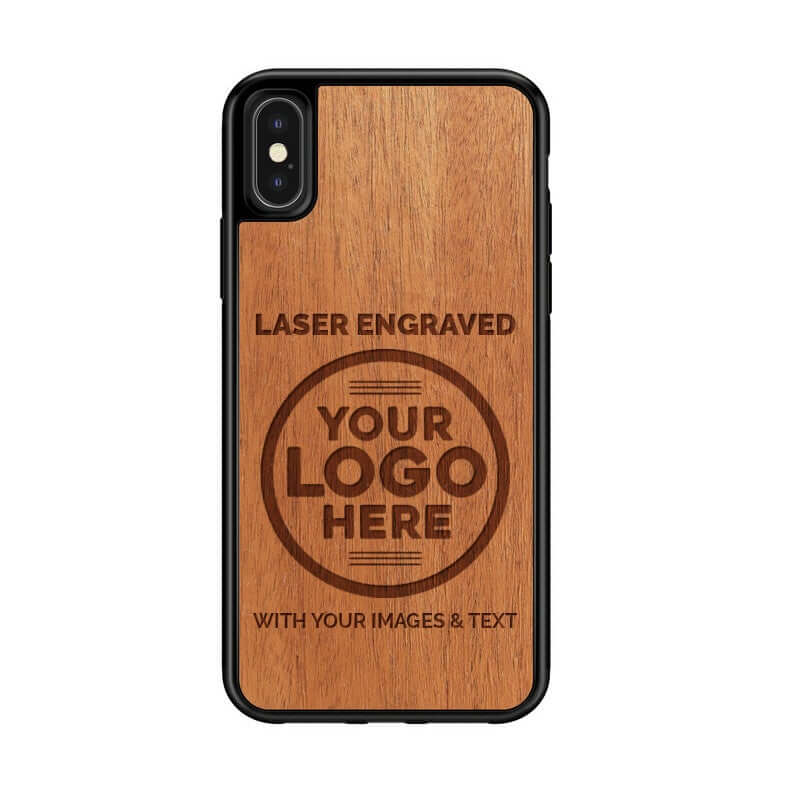 Custom Engraved Wood Phone Case iPhone & Samsung Galaxy, Fast Shipping